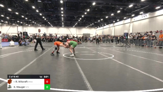 133 lbs C Of 16 #2 - Reece Witcraft, Oklahoma State vs Kase Mauger ...