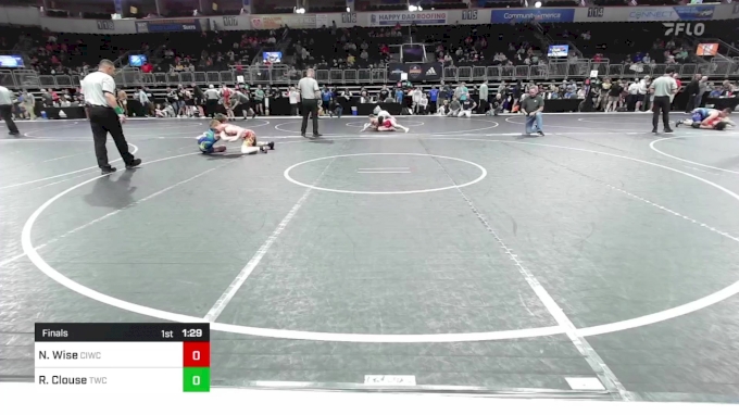 133 lbs Final - Nicholas Wise, CIWC Team Intensity vs Roman Clouse ...