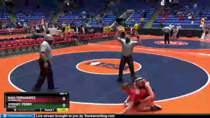 145 lbs Quarterfinal - Kaia Fernandez, Barrington vs Sydney Perry, Batavia