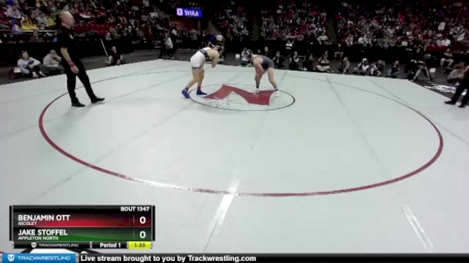 D1-175 lbs 1st Place Match - Jake Stoffel, Appleton North vs Benjamin ...