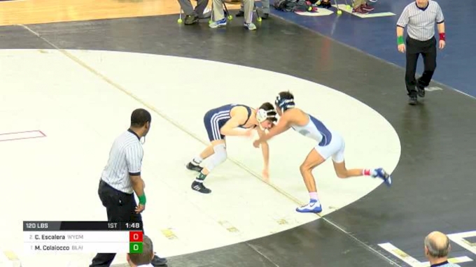 120 final, Michael Colaiocco, Blair Academy vs Charles Escalera ...
