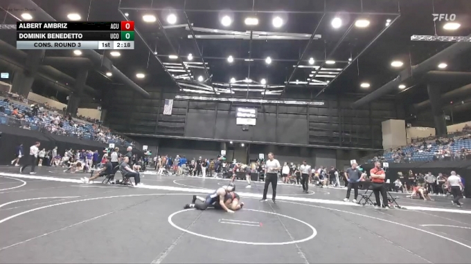 149 lbs Cons. Round 3 - Albert Ambriz, Arizona Christian University vs ...