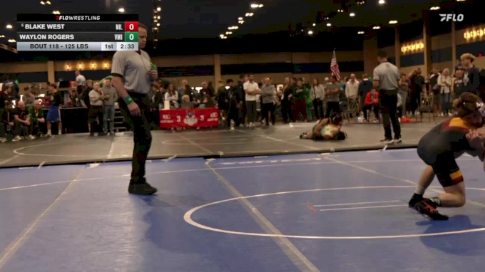 125 lbs C Of 16 #1 - Blake West, Northern Illinois vs Waylon Rogers ...
