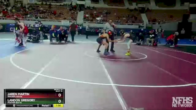 D3-138 lbs Cons. Round 2 - Jaren Martin, Walden Grove vs Landon Gregory ...