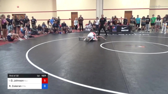 48 kg Rnd Of 32 - Darion Johnson, All-Phase Wrestling Club vs Robinson ...