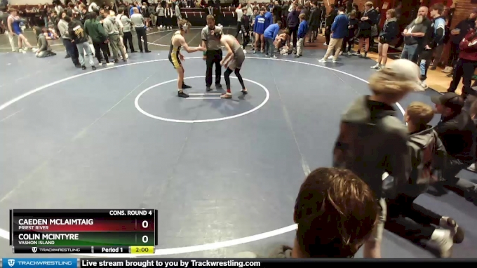 138 lbs Cons. Round 4 - Caeden McLaimtaig, Priest River vs Colin ...
