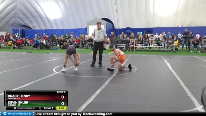 88 lbs Round 1 (10 Team) - Devin Ehler, Gotcha vs Brady Henry, Warner