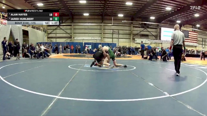 175 lbs Quarterfinal - Alan Hayes, Liberty vs Jared Hurlbert, Damonte Ranch