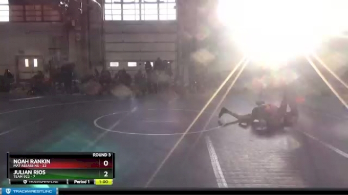 92 lbs Round 3 (6 Team) - Noah Rankin, Mat Assassins vs Julian Rios ...
