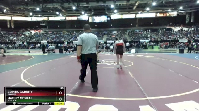 145 lbs Champ. Round 2 - Sophia Garrity, Owyhee vs Hayley McNeal, Potlach