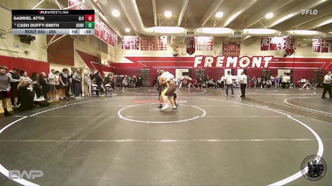 285 lbs Cons. Round 3 - Gabriel Attia, San Lorenzo Valley vs Cash Duffy ...