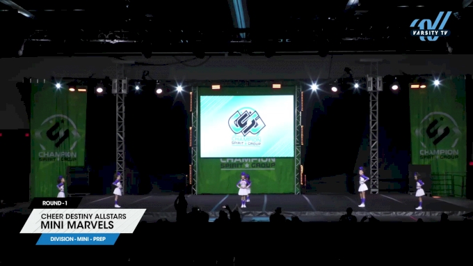 Cheer Destiny Allstars - Mini Marvels [2025 L1.1 Mini - PREP 1] 2025 ...