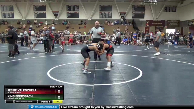 100 lbs Round 1 - King Ebersbach, SAVAGE HOUSE WC vs Jessie Valenzuela, Rough House