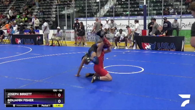 93 lbs 3rd Place Match - Joseph Birkett, IA vs Benjamin Fisher, OK