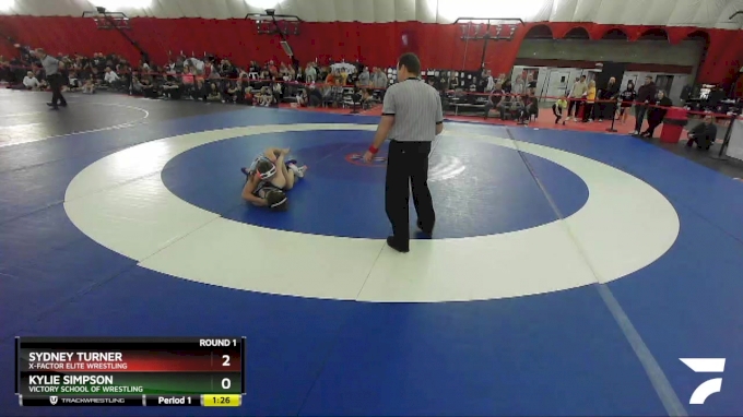 132-138 lbs Round 1 - Sydney Turner, X-Factor Elite Wrestling vs Kylie ...