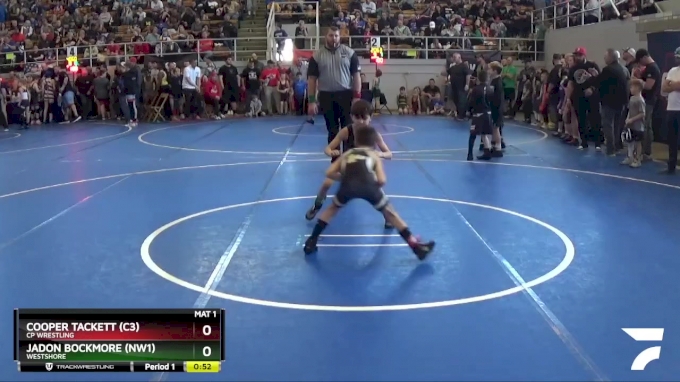 50 lbs Quarterfinal - Cooper Tackett (c3), CP Wrestling vs Jadon ...