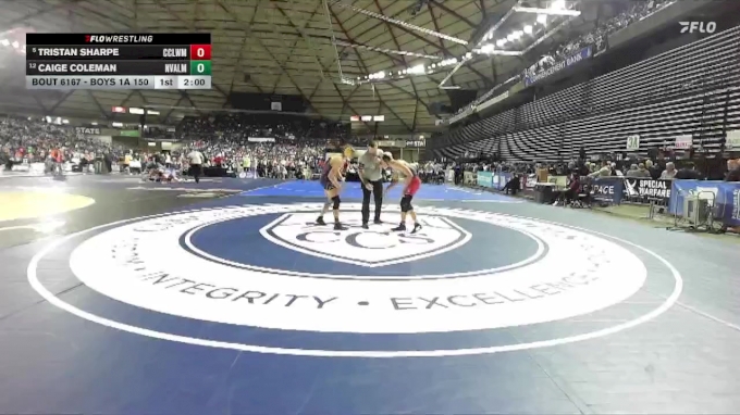 Boys 1A 150 lbs Champ. Round 2 - Tristan Sharpe, Cascade (Leavenworth ...