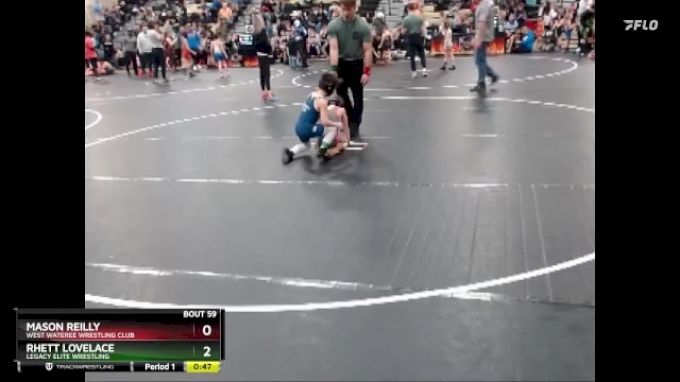 67 lbs Round 2 - Mason Reilly, West Wateree Wrestling Club vs Rhett ...