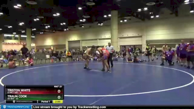 285 lbs Round 2 (10 Team) - Traun Cook, SD Red vs Triston White, CLWC / IWC