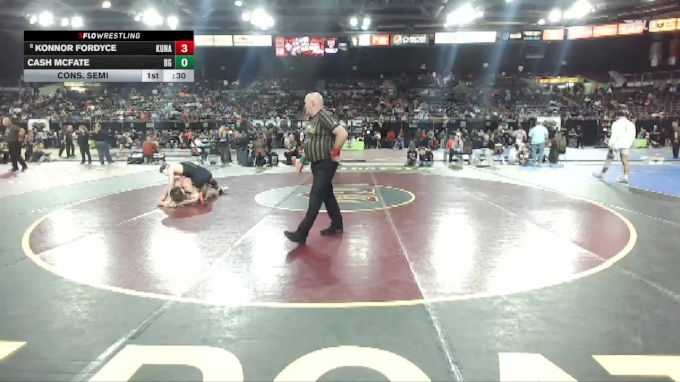 150 lbs Cons. Semi - Konnor Fordyce, Kuna vs Cash McFate, Bishop Gorman