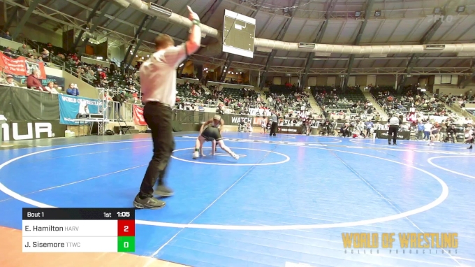 105 lbs Round Of 32 - Ethan Hamilton, Harvey Twisters vs Jett Sisemore ...