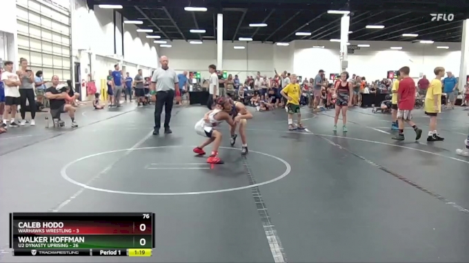 76 lbs Round 1 (4 Team) - Walker Hoffman, U2 Dynasty Uprising vs Caleb ...