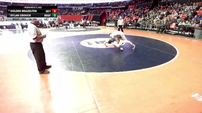1A 150 lbs Cons. Semi - Dylan Crouch, Dwight vs Holden Brazelton ...