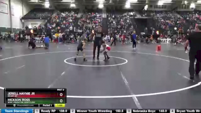 55 lbs Cons. Semi - Jerell Haynie Jr, Ready RP vs Hickson Ross, WWC ...