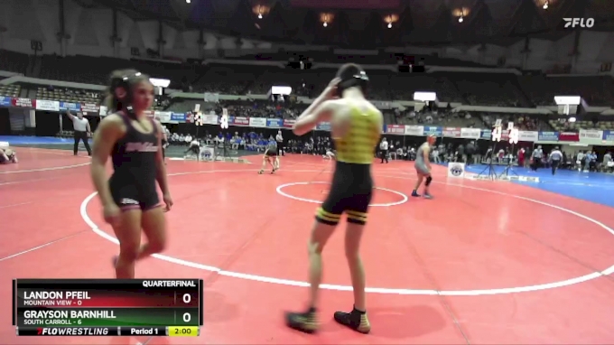 113 lbs Quarters & Wb (16 Team) - Landon Pfeil, Mountain View vs ...
