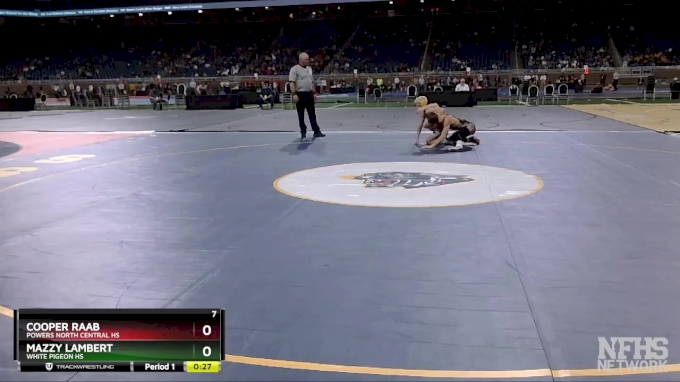 D4-113 lbs 3rd Place Match - Mazzy Lambert, White Pigeon HS vs Cooper ...
