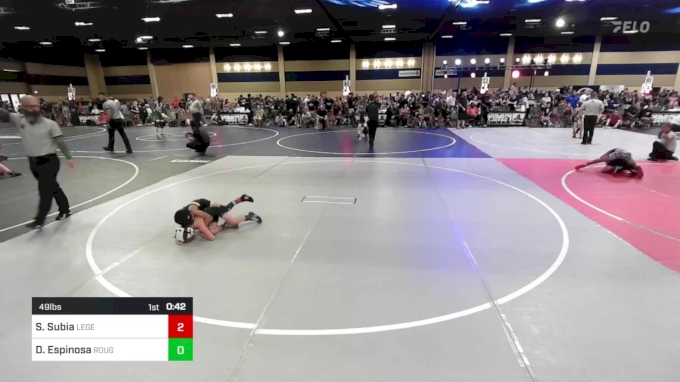 49 lbs Round Of 16 - Samuel Subia, Legends Of Gold LV vs Declan ...