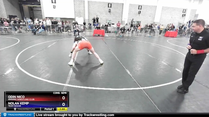 165 lbs Cons. Semi - Odin Nico, Ringers Wrestling Club vs Nolan Kemp ...