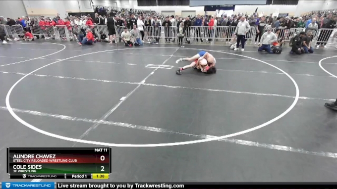 120 lbs Champ. Round 2 - Aundre Chavez, Steel City Reloaded Wrestling ...