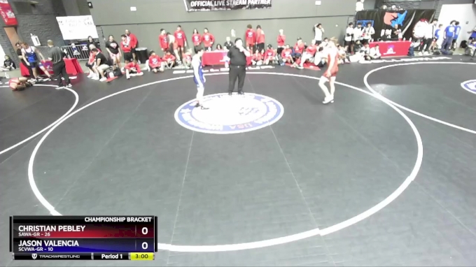 175 lbs Round 4 (16 Team) - Christian Pebley, SAWA-GR vs Jason Valencia ...