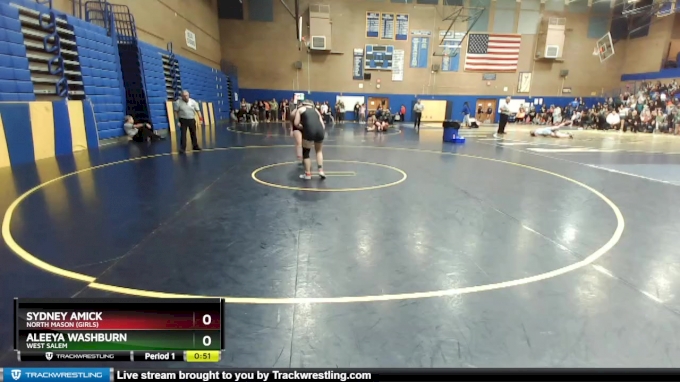 170lbs Cons. Round 4 - Aleeya Washburn, West Salem vs Sydney Amick ...