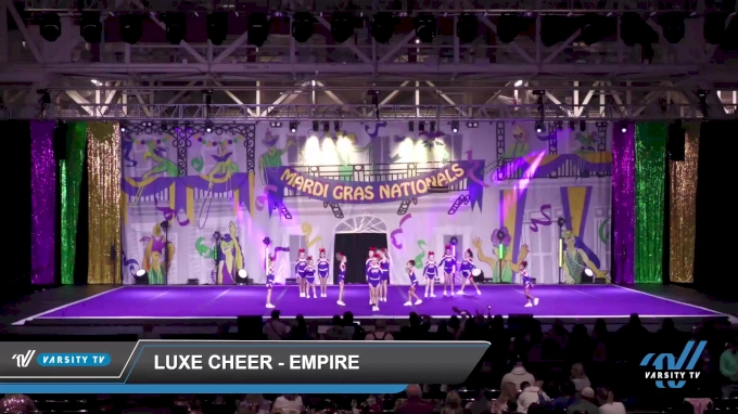 Luxe Cheer - Empire [2023 L2.2 Mini - PREP - D2 DAY 1] 2023 Mardi Gras ...