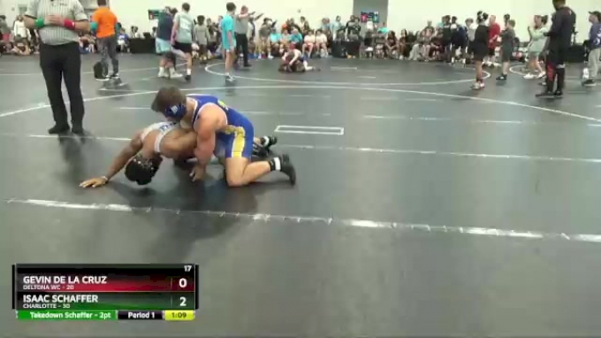 170 lbs Round 3 (4 Team) - Gevin De La Cruz, Deltona WC vs Isaac ...