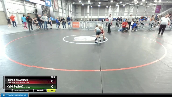 55-55 lbs Round 1 - Lucas Shamion, Team Real Life Wrestling vs Cole ...