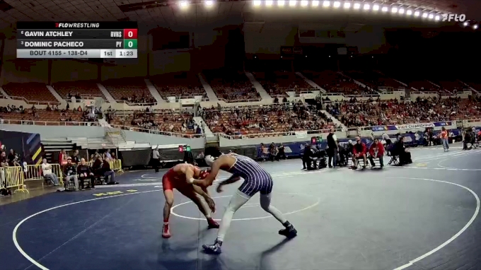 138-D4 Quarterfinal - Dominic Pacheco, Payson High School vs Gavin ...