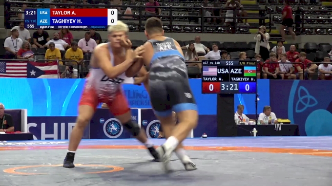 110 kg 1/8 Final - Alexander Taylor, United States vs Hakim Taghiyev ...