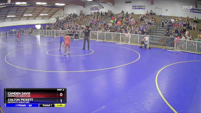 70 lbs Round 2 - Camden Davis, Hermiston Wrestling vs Colton Pickett ...