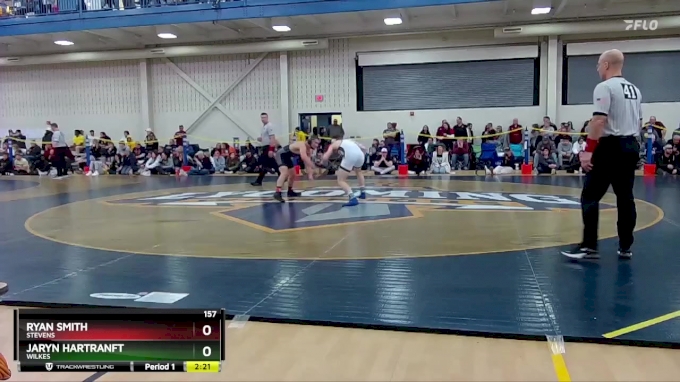157 lbs 1st Place Match - Ryan Smith, Stevens vs Jaryn Hartranft, Wilkes