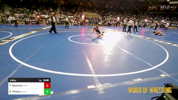 64 lbs Consi Of 16 #2 - Tygh Ramirez, All-Phase Wrestling vs Savannah ...