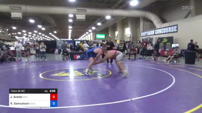 125 kg Cons 32 #2 - Jacob Acedo, Arizona vs Ruben Samuelson, Colorado ...