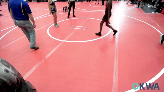 95 lbs Rr Rnd 2 - Keira Horton, Newkirk Takedown vs Jamiyah Thompson, Team Of Hard Knox