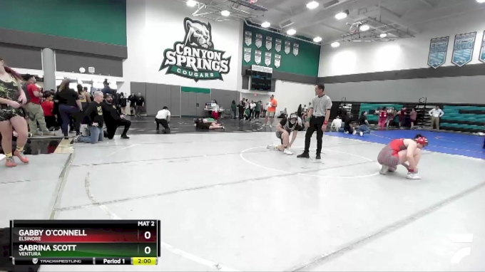 189 lbs Champ. Round 2 - Sabrina Scott, Ventura vs Gabby O`Connell ...