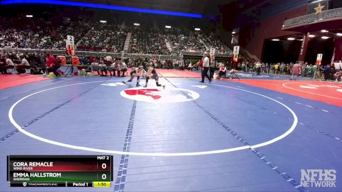 105 lbs Champ. Round 1 - Cora Remacle, Wind River vs Emma Hallstrom ...
