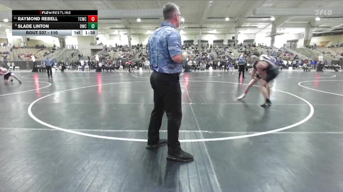 110 lbs Cons. Round 2 - Raymond ReBell, Maryville Wrestling vs Slade ...