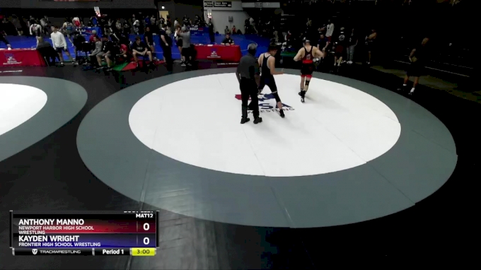 157 lbs Champ. Round 2 - Anthony Manno, Newport Harbor High School ...