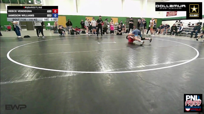 116 kg 3rd Place - Reece Vendegna, Askren Wrestling Academy vs Jameson ...